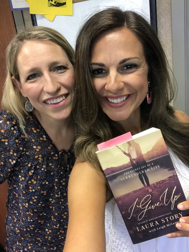 Podcast #4: When you find yourself saying “I Give Up!” with Laura Story