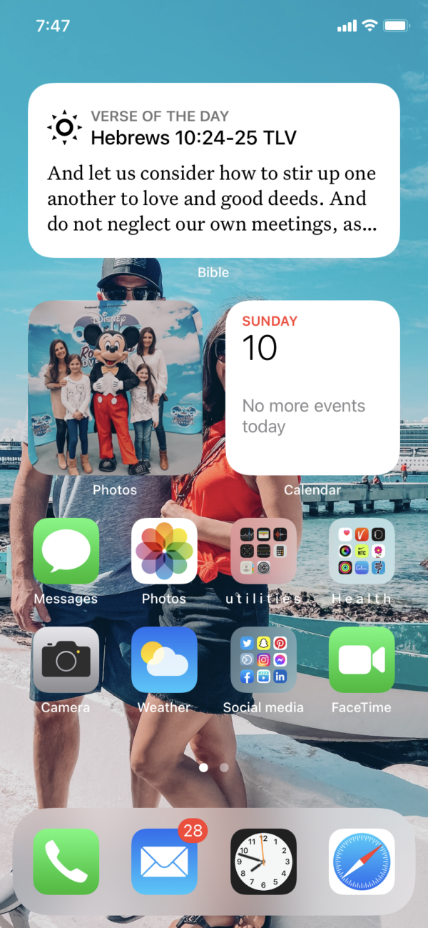 How to Add “Verse of the Day” to your iPhone Home Screen!